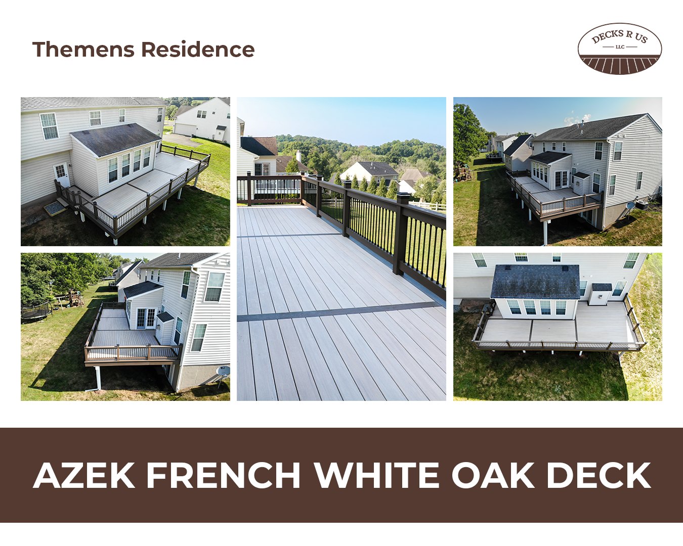 Deck with Custom Railings - Decks R Us