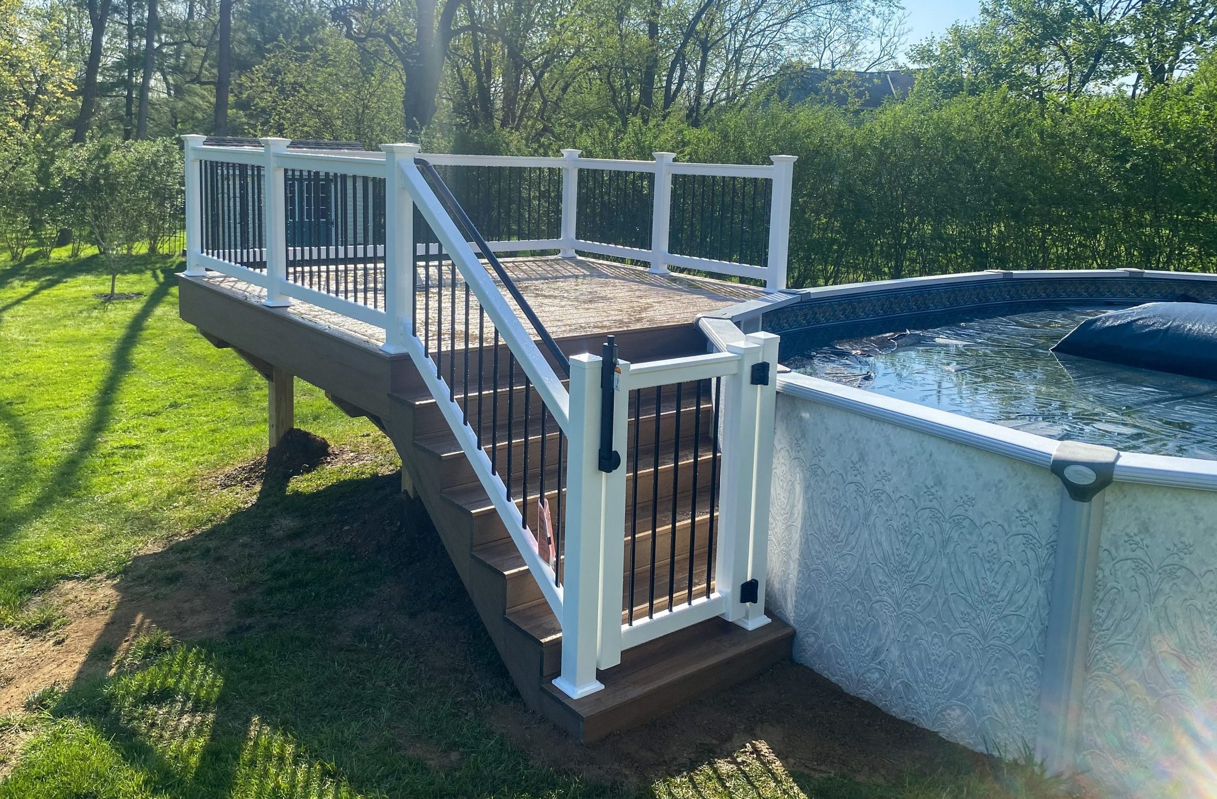 Pool Deck with Gate - Decks R Us