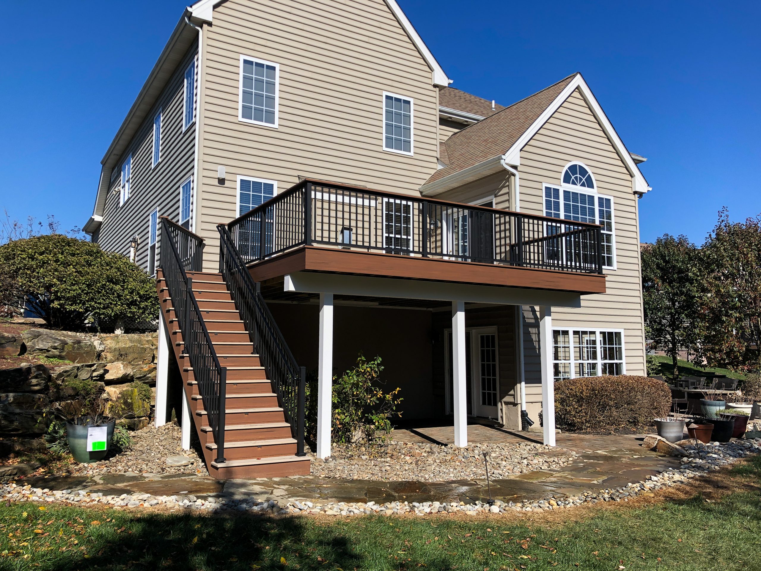 Second-Story Weatherproof Deck - Decks R Us